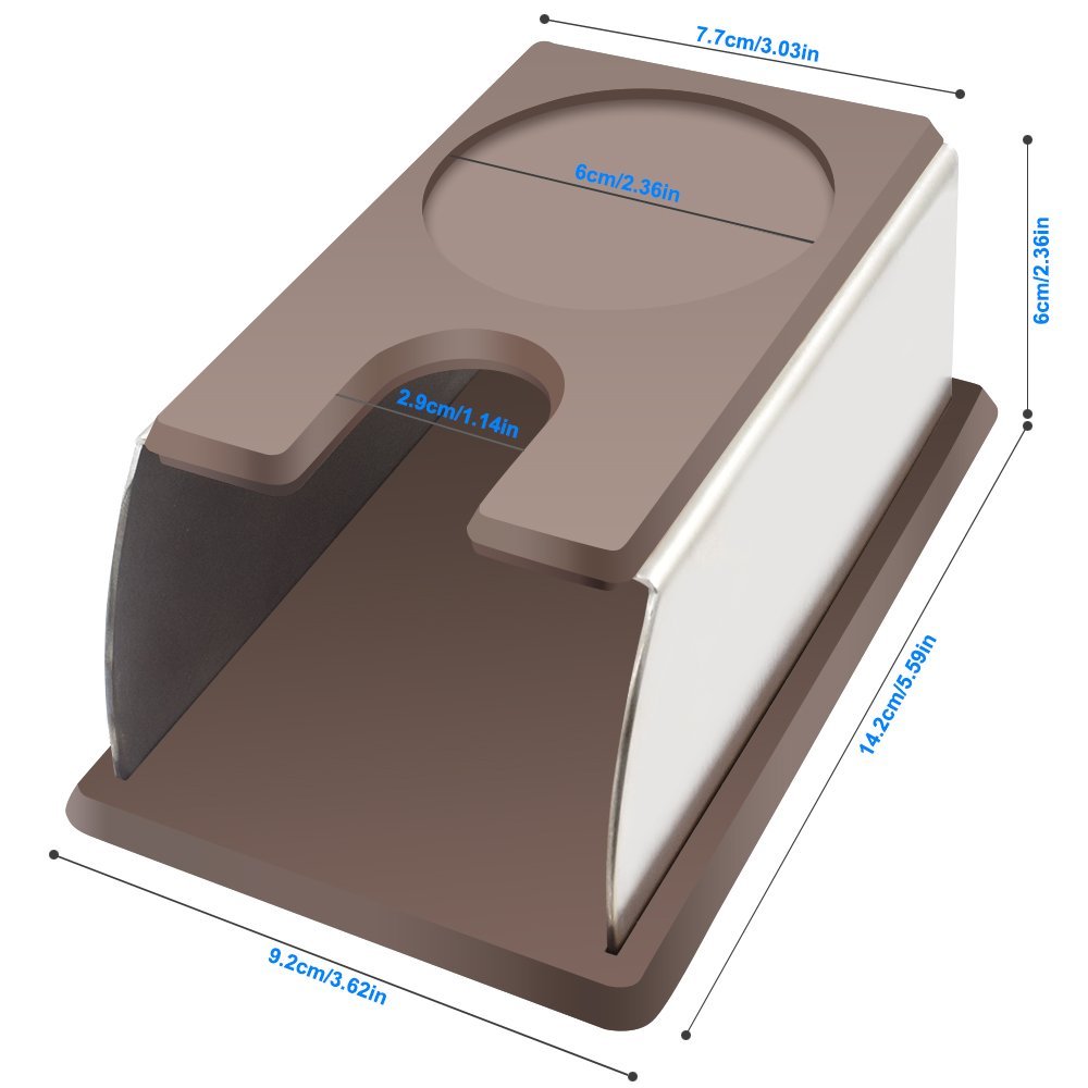 Coffee Temper Stand, DLAND Sturdy Stainless Steel Tamping Stand for ...