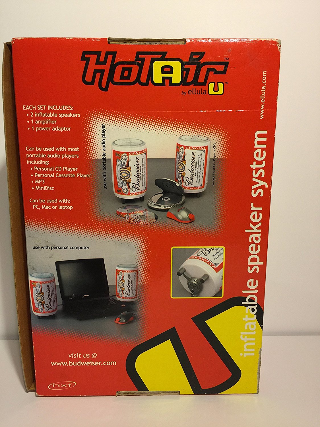 Hotair Budweiser Inflatable Speaker System free image download