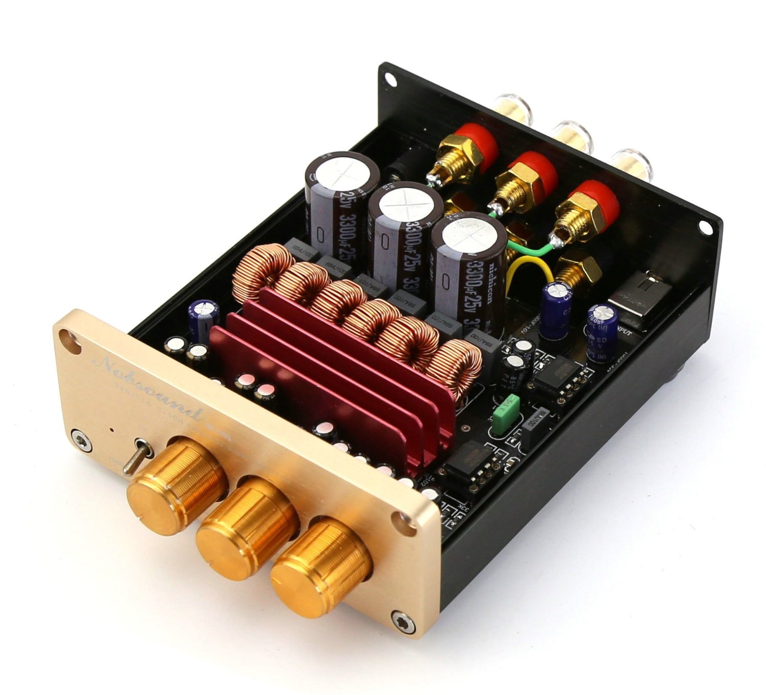 Nobsound® TPA3116D2 Mini Digital Amplifier HiFi 2.1CH Stereo Amp with ...