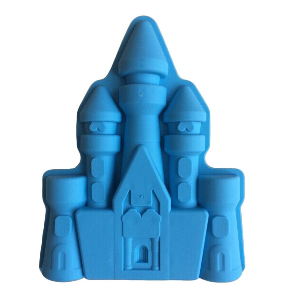 LYNCH 3D Castle Shaped Silicone Baking Mold Cake Fondant Chocolate ...