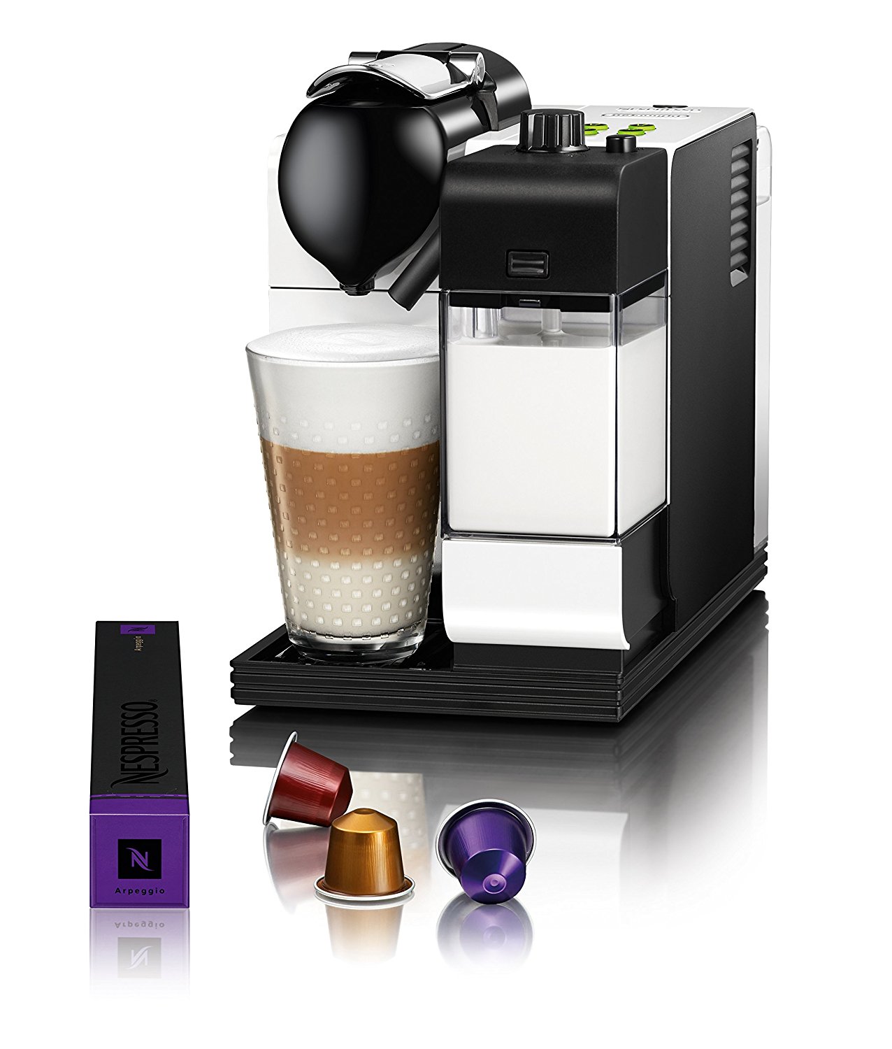 Nespresso EN520W 220V Lattissima Capsule Espresso/Latte/Cappuccino ...
