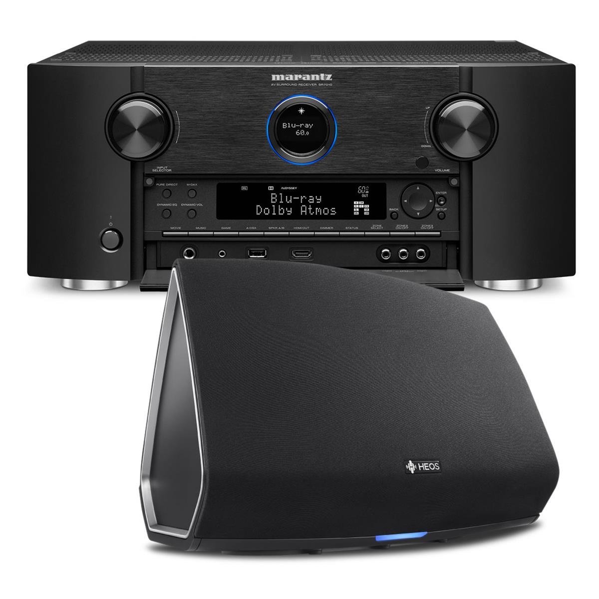 Marantz SR7011 9.2 Channel Full 4K Ultra HD AV Surround Receiver with Bluetooth and Wi-Fi with ...