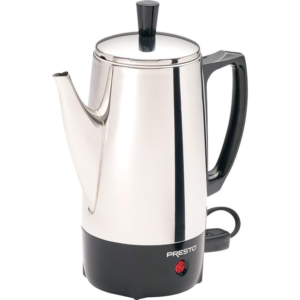Presto 02822 6-Cup Stainless-Steel Coffee Percolator free image download