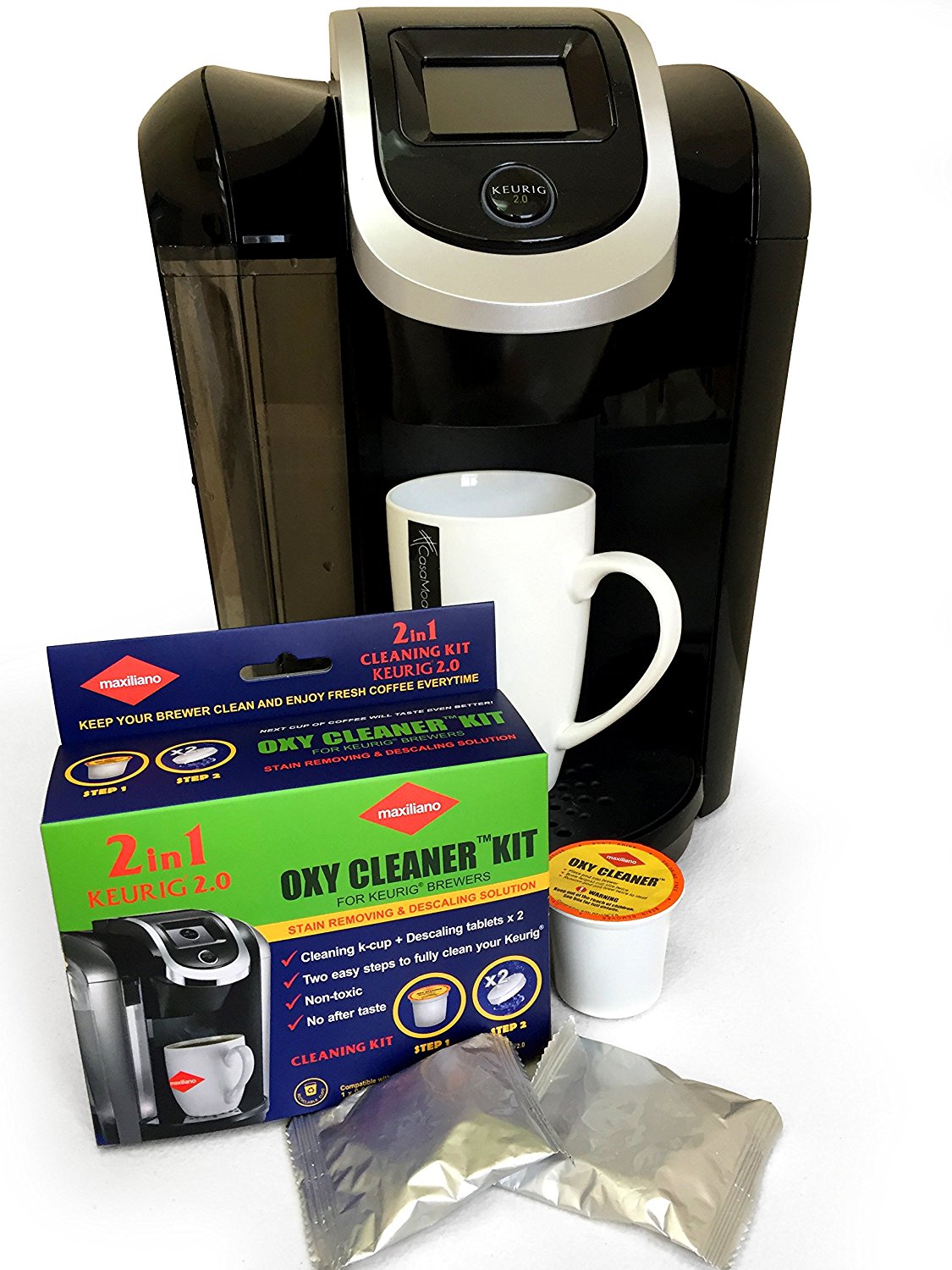 Descaling Kit, Descaler for Keurig 2.0, For all K-Cup Brewers ...