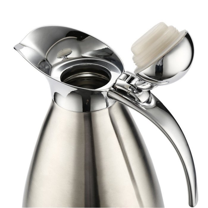 Newtripod 2 Liter Stainless Steel Insulated Thermal Coffee/Tea Servers ...