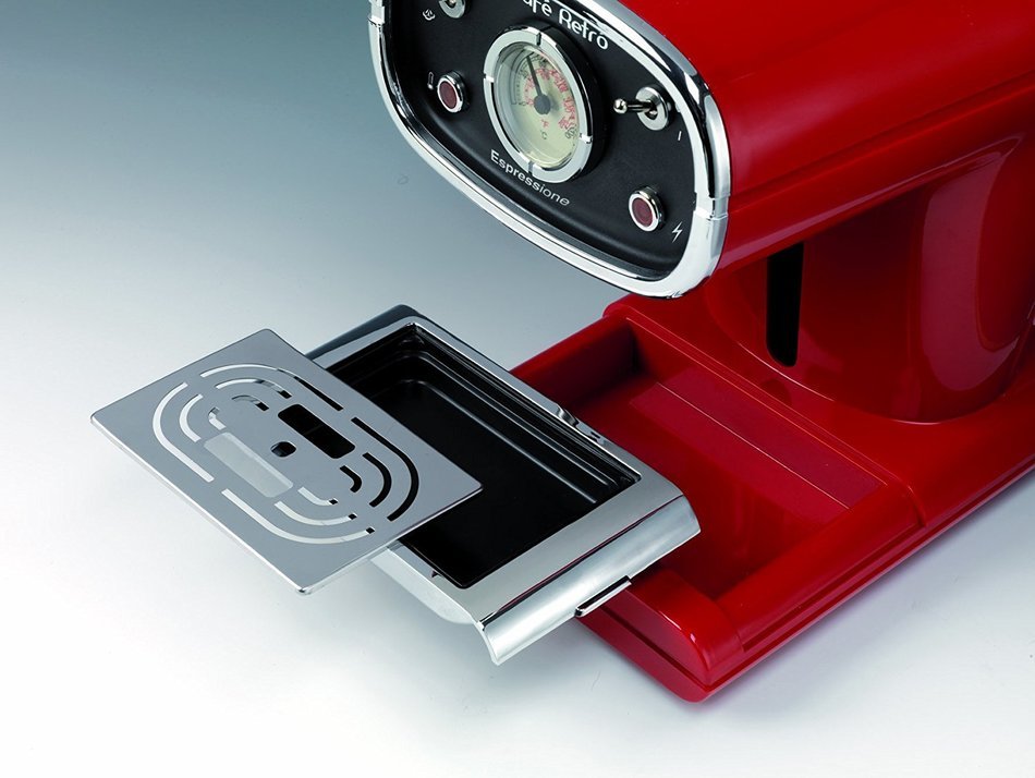 Espressione New Café Retro Espresso Machine, Red N3 free image download