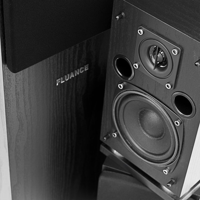 Fluance SXHTB-BK High Definition Surround Sound Home Theater 5.0 ...