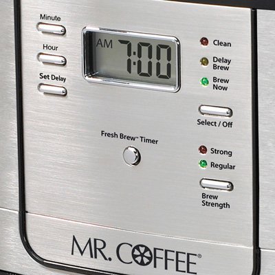 Mr. Coffee JWX31 12-Cup Programmable Pause N Serve Coffee Maker ...