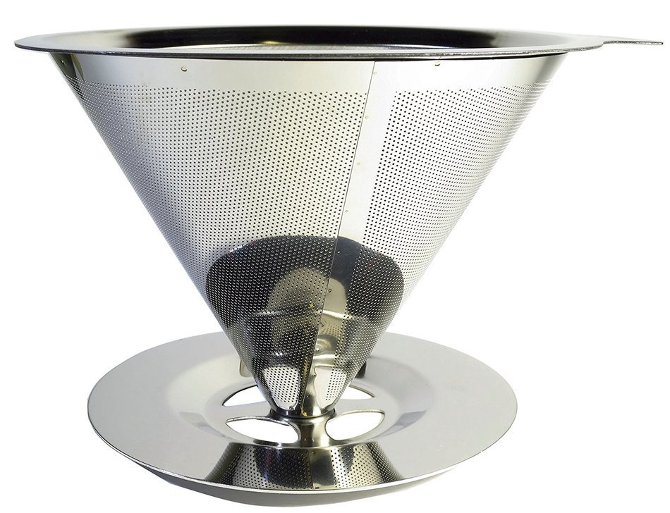 Premium Pour Over Coffee Dripper - Stainless Steel Coffee Filter and ...