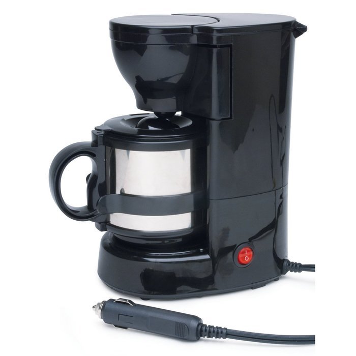 Roadpro RPSC-784 12-Volt Quick Cup Coffee Maker with 16 oz. Metal ...
