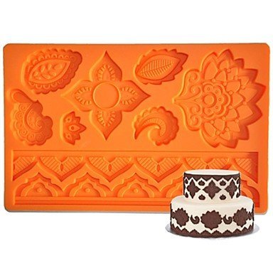 Sher FOUR-C Silicone Moulds Flower Fondant And Sugarpaste Mat,Cake ...