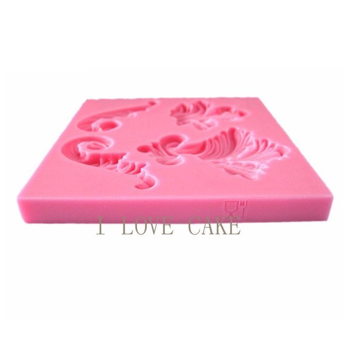 Anyana 3D Decorative Pattern Silicone Fondant Mold Cake Decorating ...