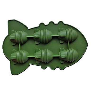 Y&XL&H Silicone Atomic Bomb Shape Ice Cube Freeze Mold Ice Cream Tools ...