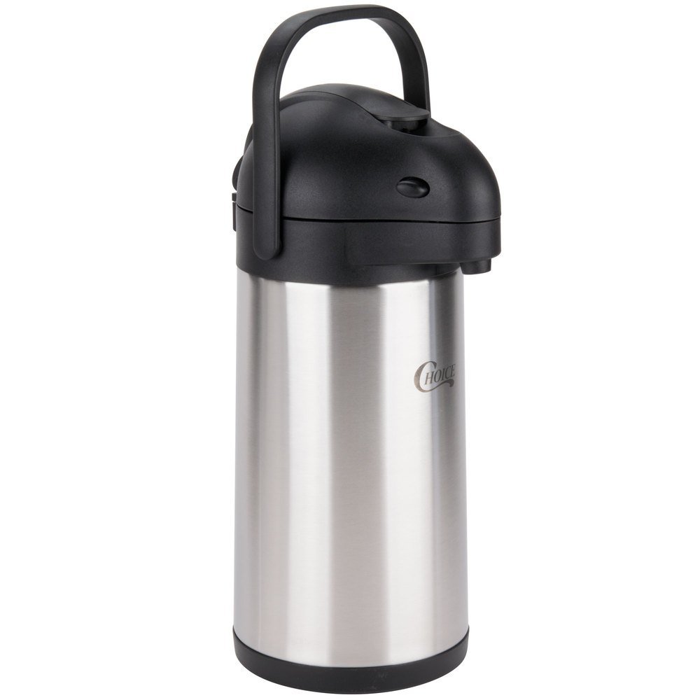 Choice 2.5 Liter Stainless Steel Lined Airpot with Lever N5 free image ...