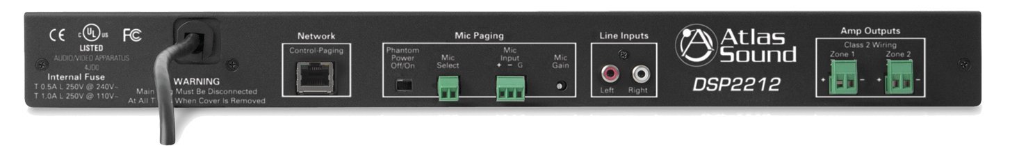 Atlas Sound DSP2212 Digital Processor and Amplifier free image download