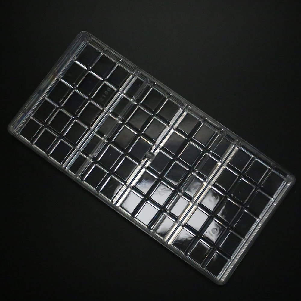 Grainrain Polycarbonate Chocolate Bar Molds PC Mould Clear Hard Plastic ...