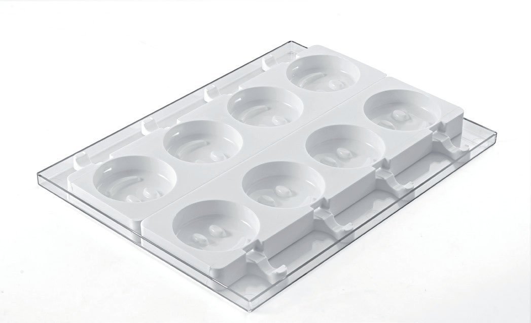 Silicone Mold for Ice Cream Pops: Smiley Face free image download