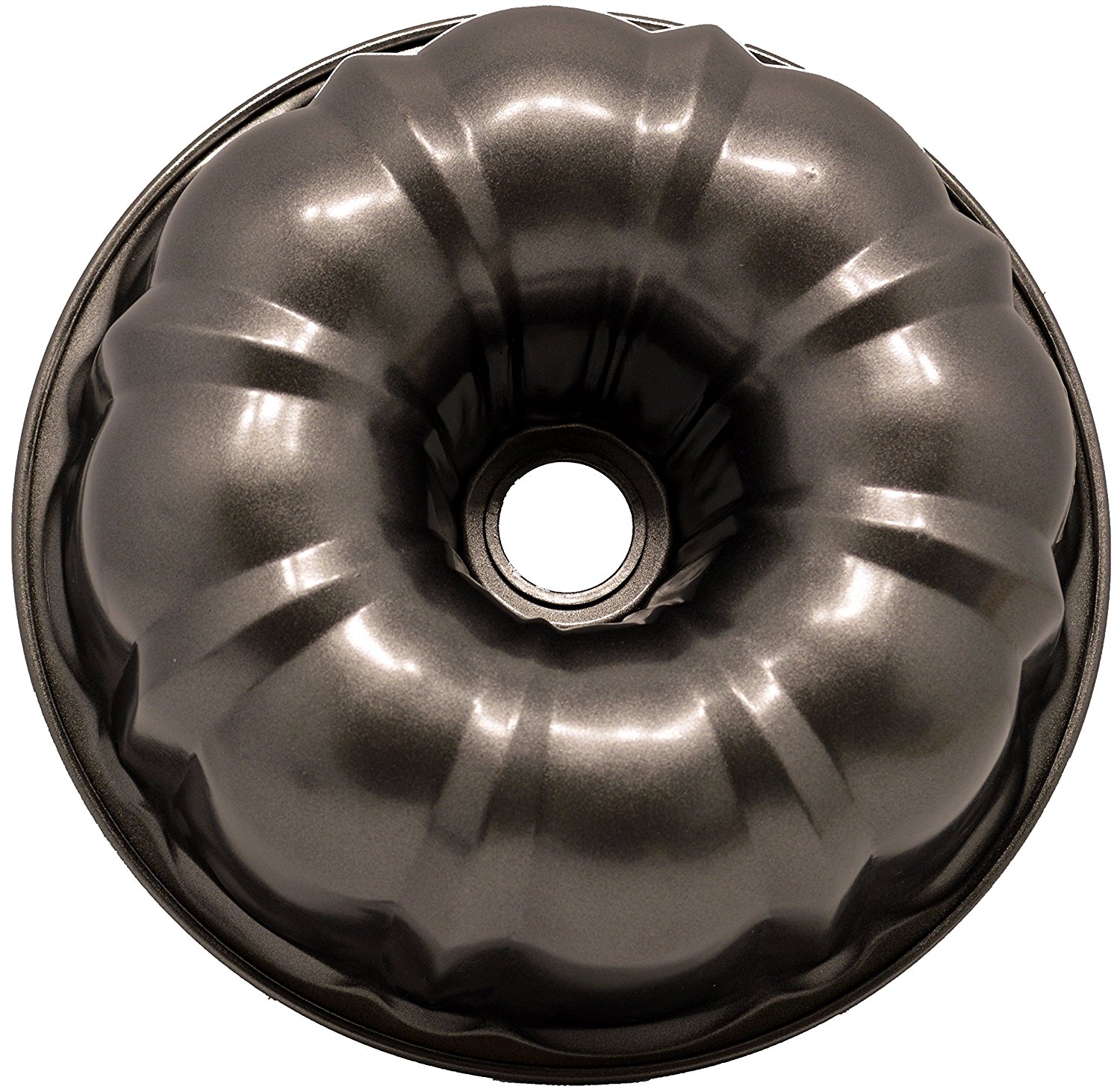 Uniqueware Aluminum Non Stick Bundt Form Cake Mold Pan 10" N2 free ...