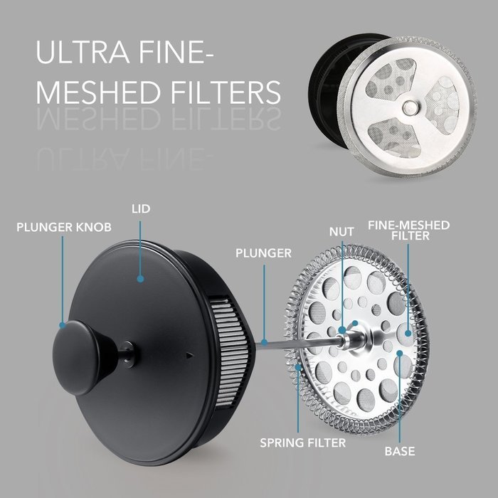 Plemo French Press Coffee Maker Teapot 1Liter 34 oz N3 free image download