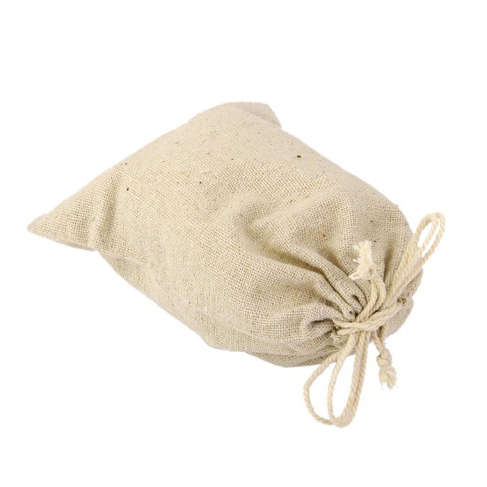 10 x Linen Jute Cloth Sack Jewelry Pouch Drawstring Gift Bags (Leaf ...