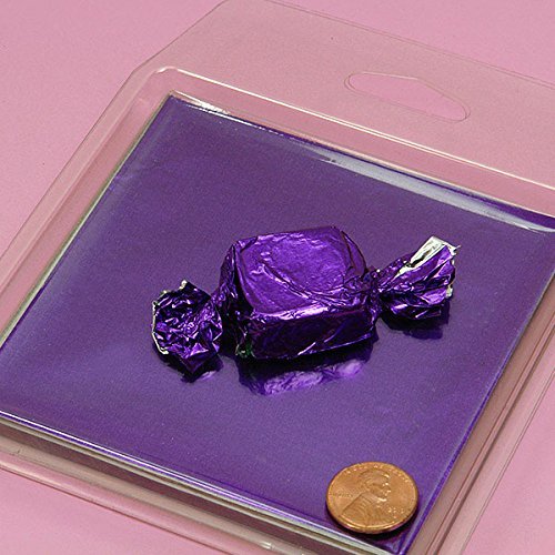 Colored Purple Candy Foil Wrappers 4" X 4" - Candy Packaging - 125 each ...
