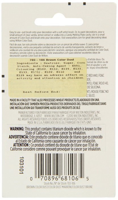 Wilton 703-106 Color Dust, Brown N2 free image download