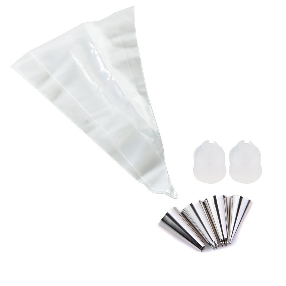 Agile-shop Pastry Icing Piping Bag Nozzle Fondant Cake Cupcake ...