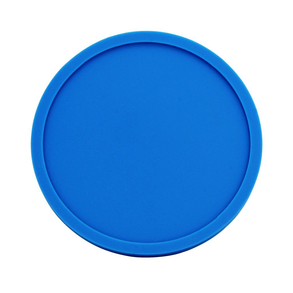 Fu Store Rubber Silicone Drink Coasters (Set of 2 Pieces), Black N12 ...