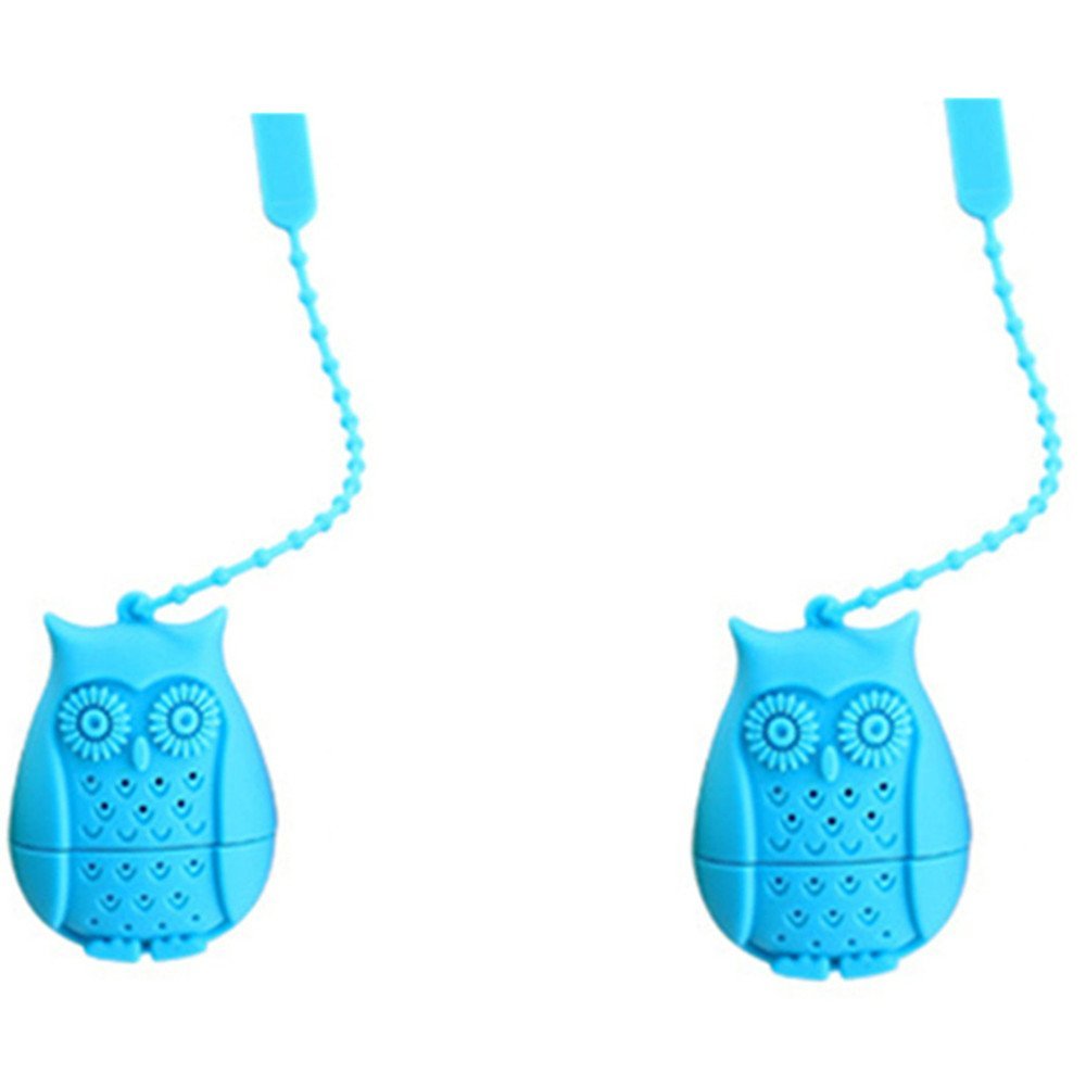 Padshow 2-PCS Owl Tea Infuser Tea Strainer/ Filters Loose Leaf Tea ...
