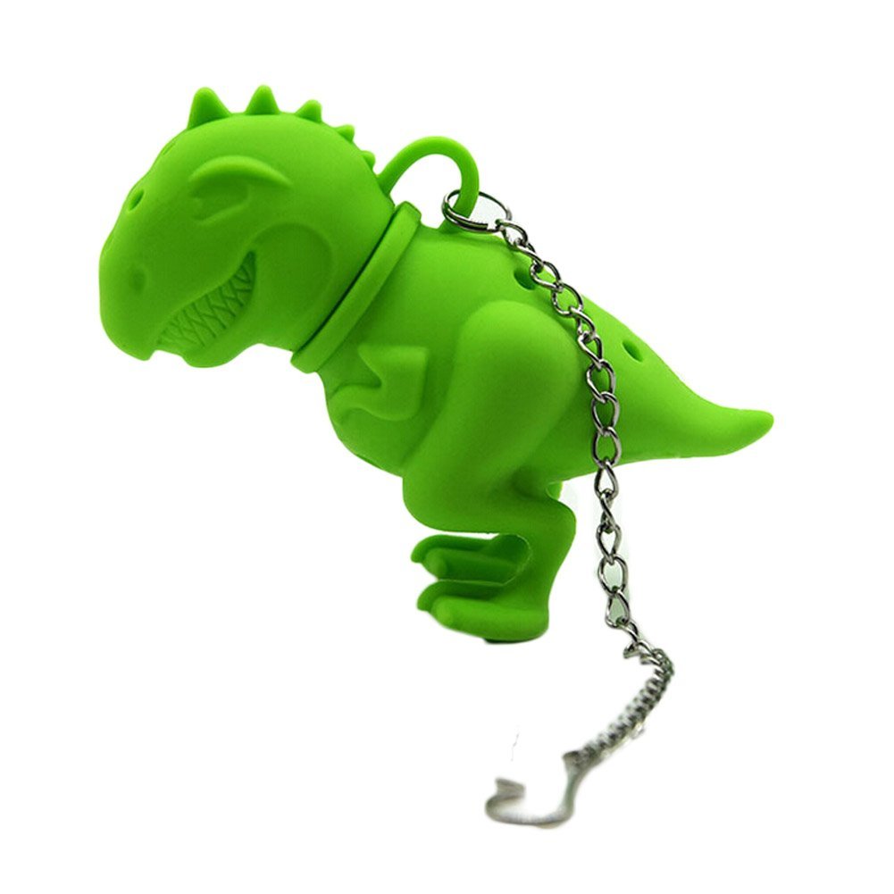 Gaosaili Creative Tea Rex Dinosaur Tea Infuser Green free image download