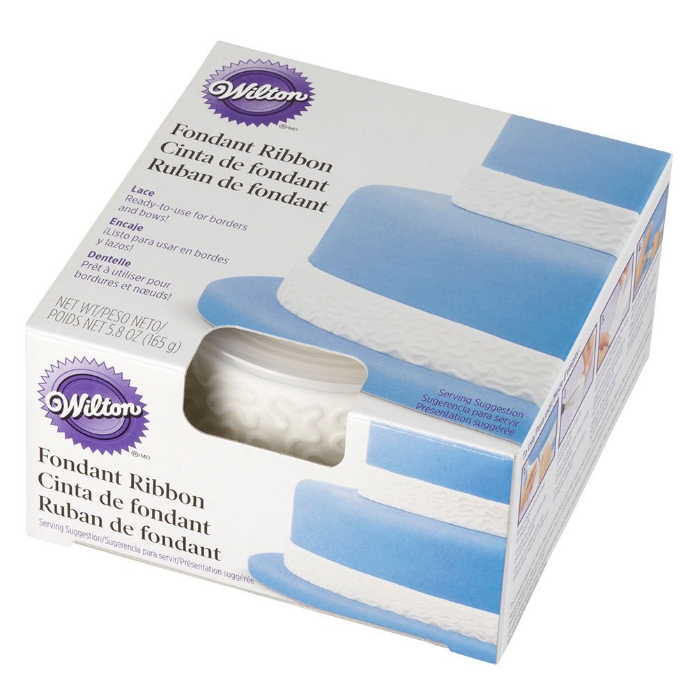 Wilton 710-2102 Lace Fondant Ribbon, 5.8-Ounce N2 free image download