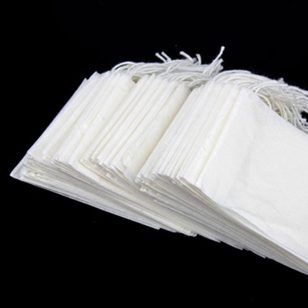 Vktech Disposable String Drawstring Empty Heat Seal Filter Paper Tea ...