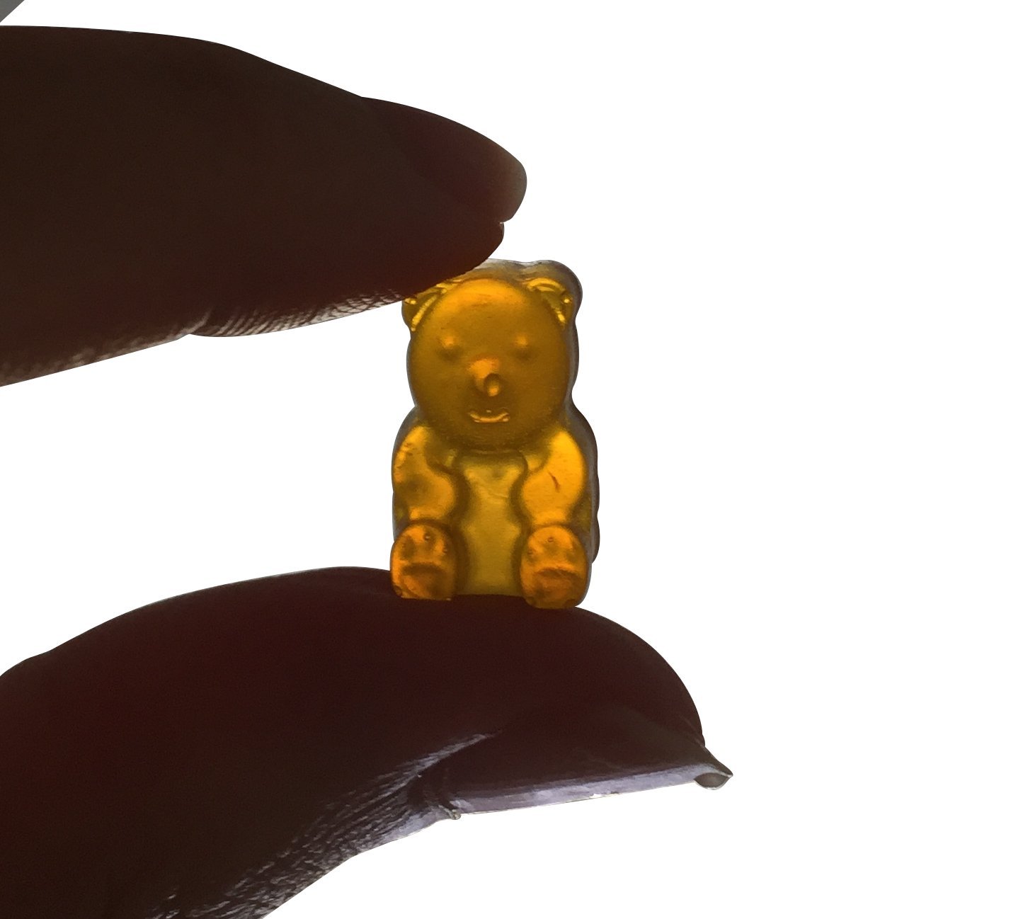 2 Pack (136 Bears) Gummy Bear Candy Mold - 68 Cavities - Bonus Dropper ...