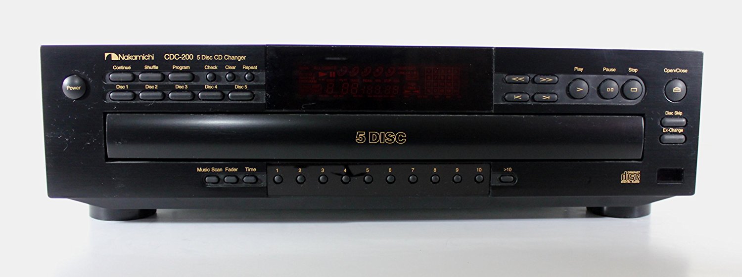 Nakamichi CDC-200 5 Disc CD Changer Compact Disc Player free image download