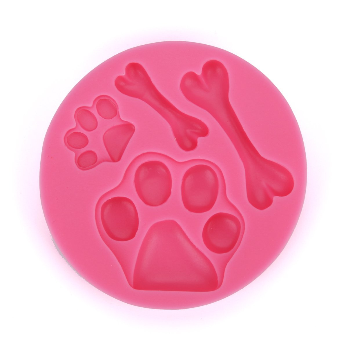 KookieMonsta Dog Bone Shapes Cupcake Top Decoration Small Pastry Mold ...