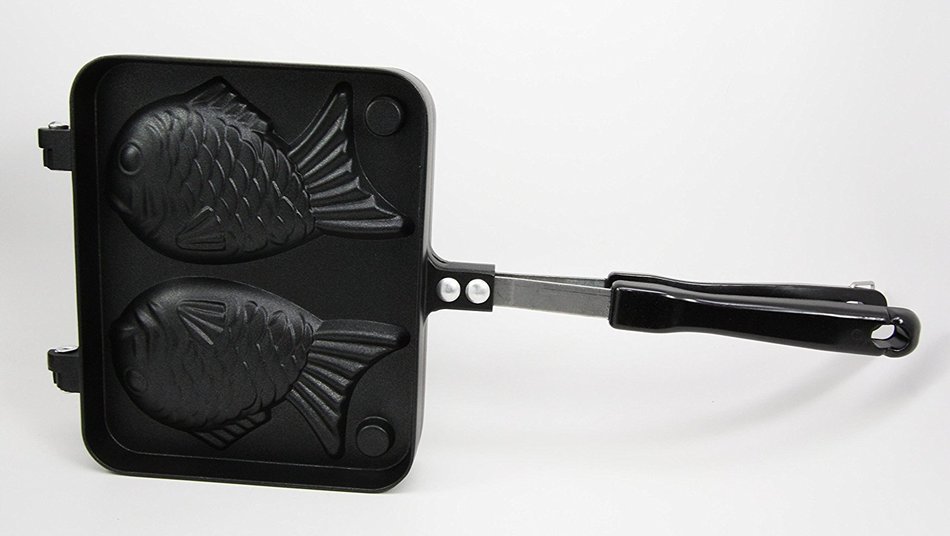 Personal Size Traditional Aluminum Japanese Taiyaki Fish Shaped Hot ...