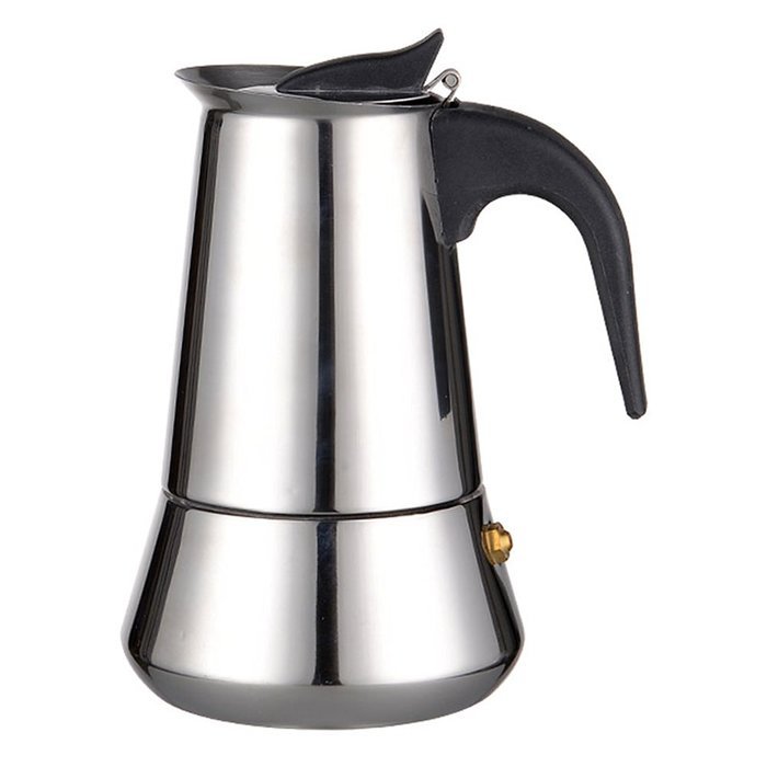 Generic 200 ML, 4 Cup Stainless Steel Moka Stovetop Espresso Maker ...