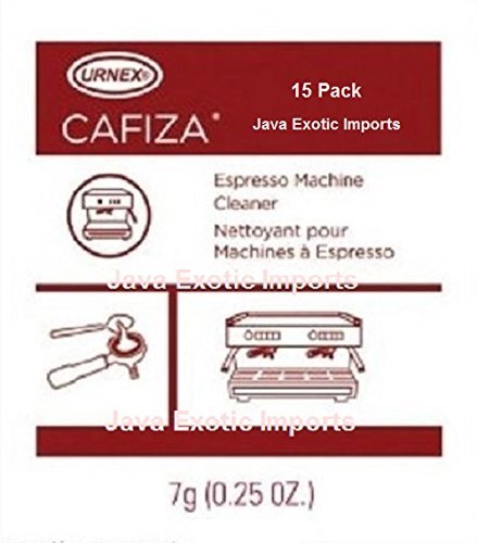 Urnex Cafiza Espresso Machine Cleaning Powder 1/4 oz Packets (10) N5 ...