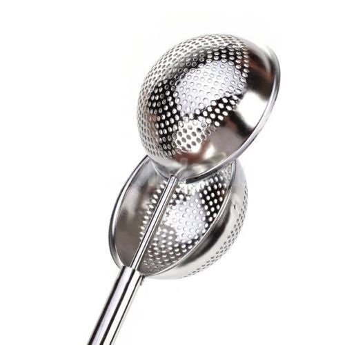 Tea Ball Strainer 7.2" Ball Push Loose Tea Leaf Herbal Locking Infuser ...
