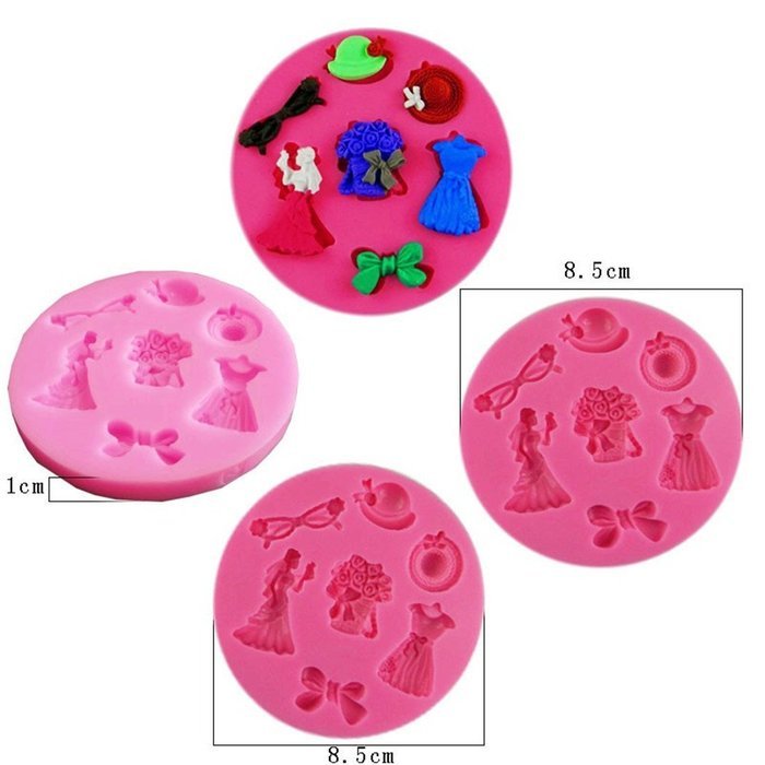 SHINA New Arrival Fondant Silicone Sugar Baby Clothes Shaped Cake Craft ...