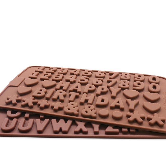 Candy Making Molds, 2PCS YYP [Letter/Alphabet and Number Shape Mold ...