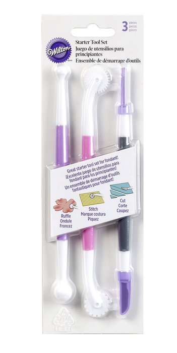 Wilton 1907-1349 Basic 3-Piece Fondant and Gum Paste Tool Set N5 free ...