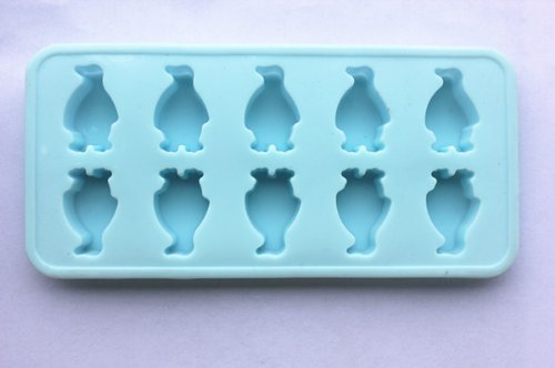 10 Penguin Silicone Ice Cube Molds Chocolate Mold N2 free image download