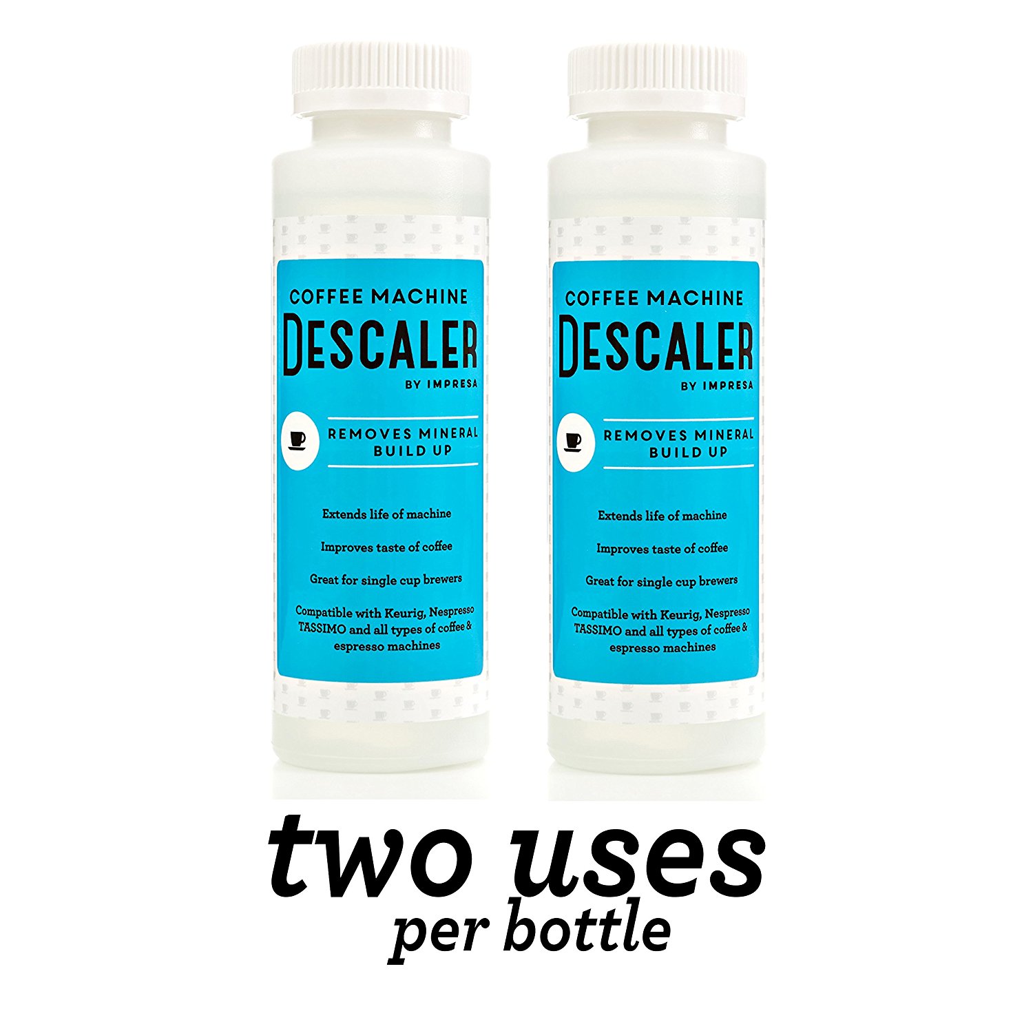 2 Pack of Descaler / Descaling Solution for Keurig, Nespresso, and ...