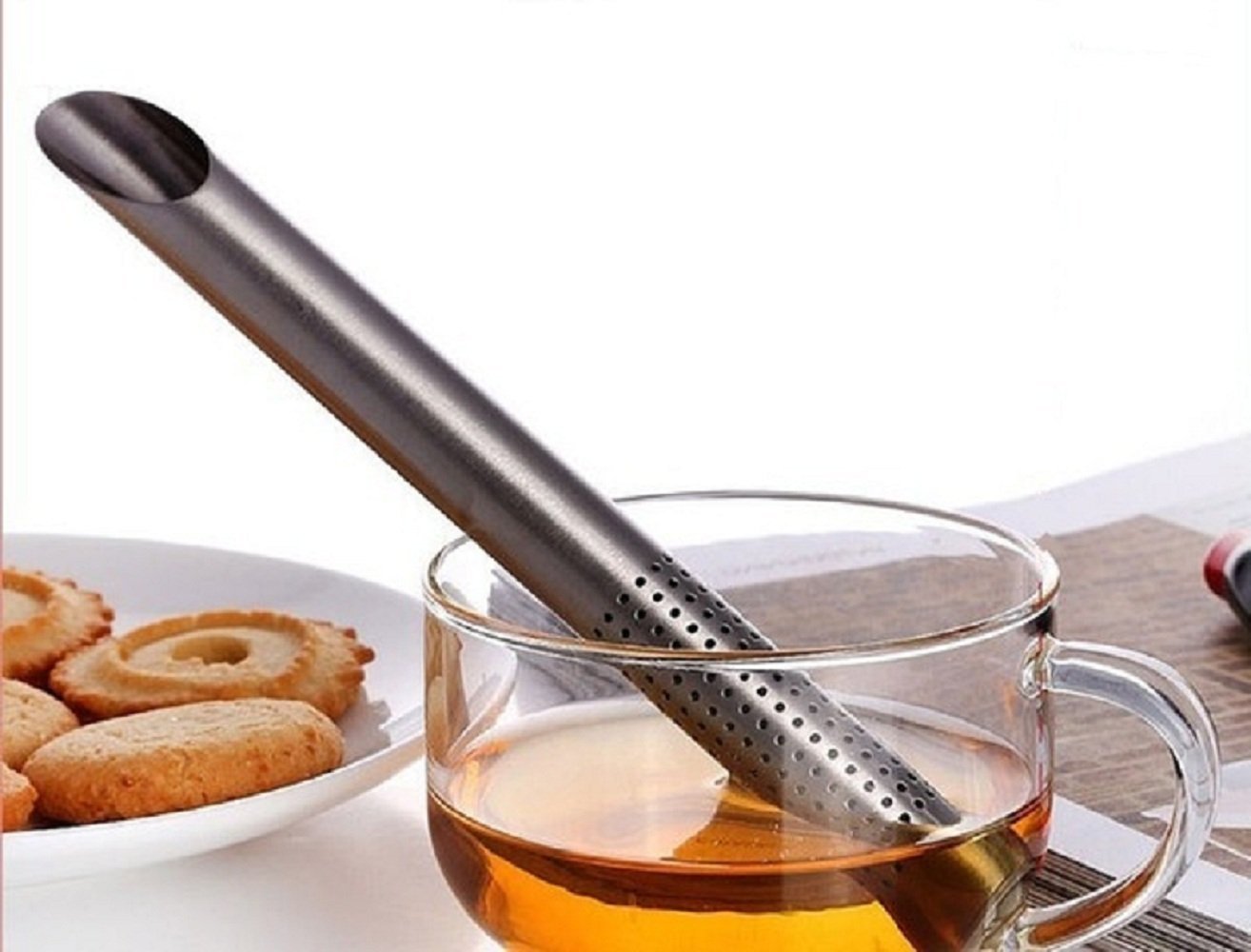 Serenicitea Stainless Steel Long Handle Tea Infuser N2 free image download