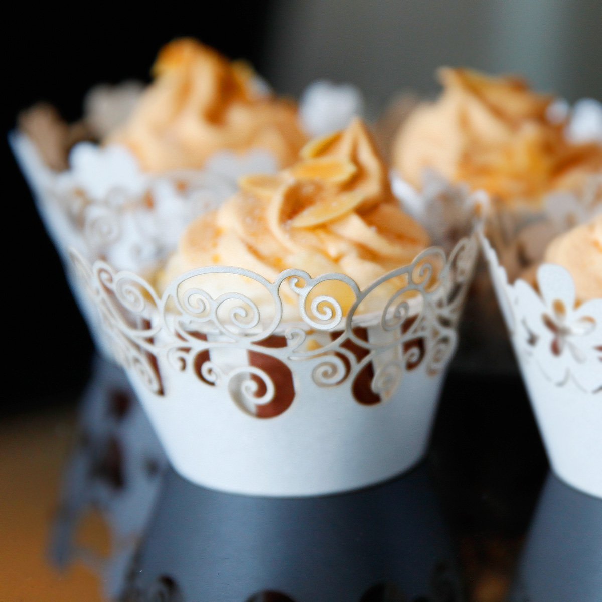 Cupcake wrapper-TOOGOO(R) 24pcs packaging cupcake muffin cupcake ...