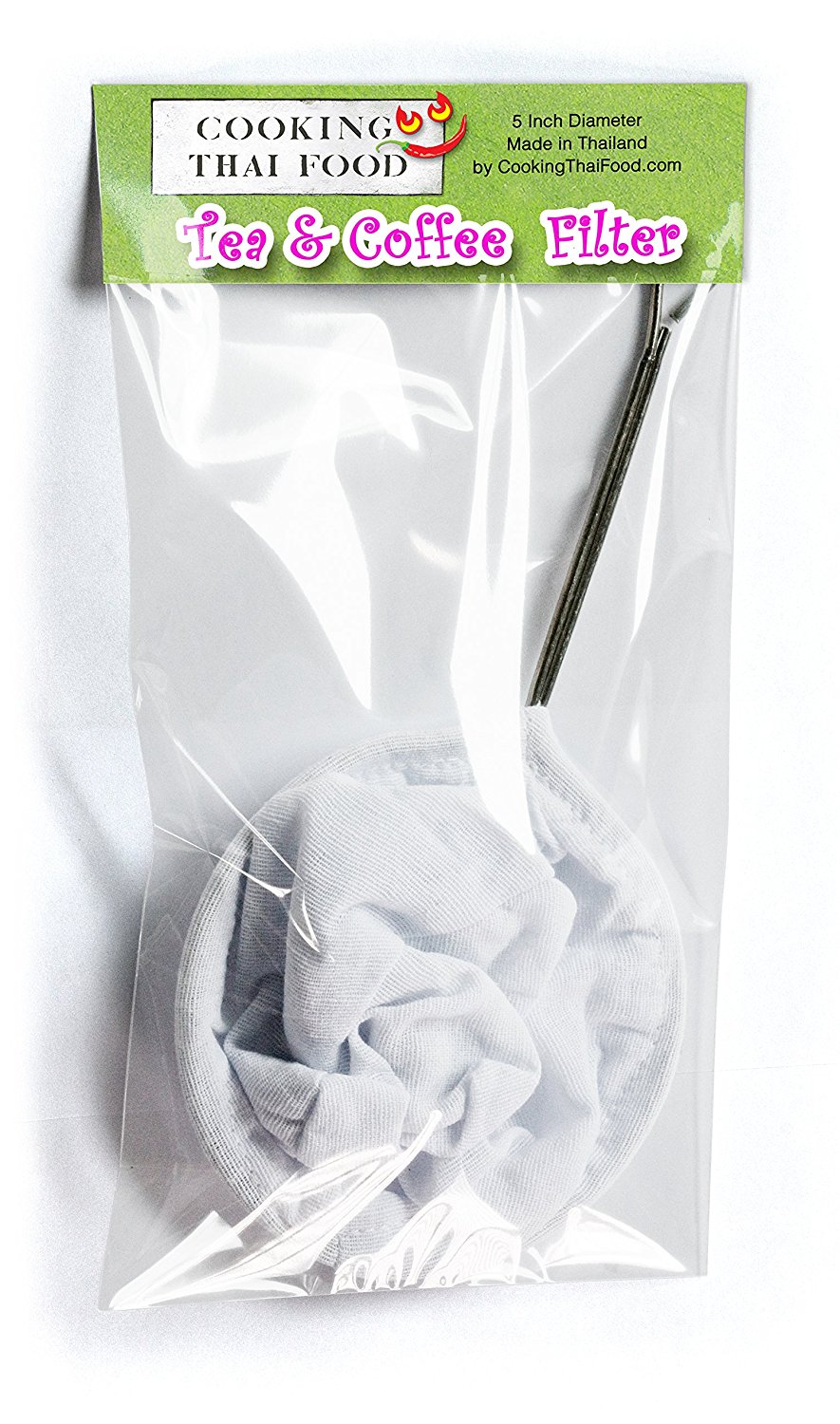 1 X Large Traditional Thai Tea Filter Natural Cotton Cloth Strainer ...