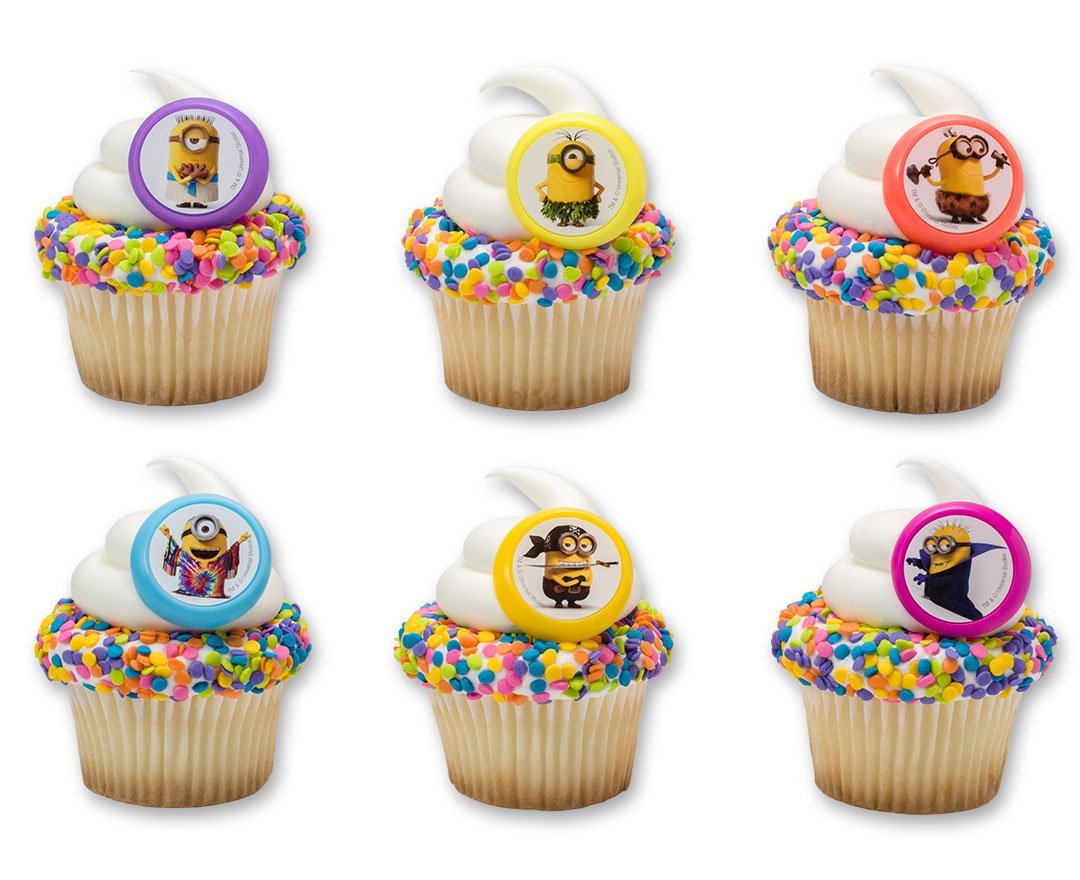 DecoPac Minions Evolution Cupcake Rings (12 Count) free image download
