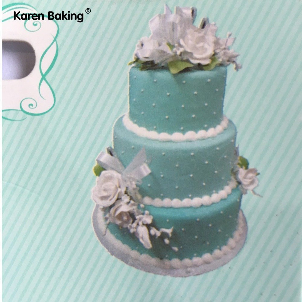 Fondant Cake Sugarcraft Tool Rose Flower Shape Decorating Cookie Cutter ...