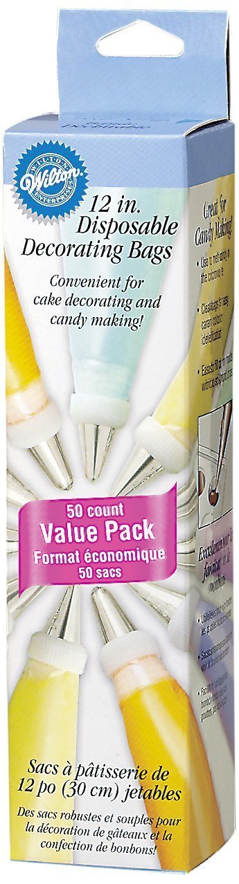 Wilton Disposable Decorating Bags, 12-Inch, 100-Pack N2 free image download